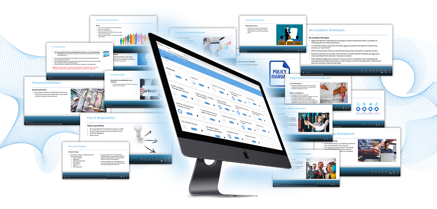 Passport LMS - CARF Accreditation Training