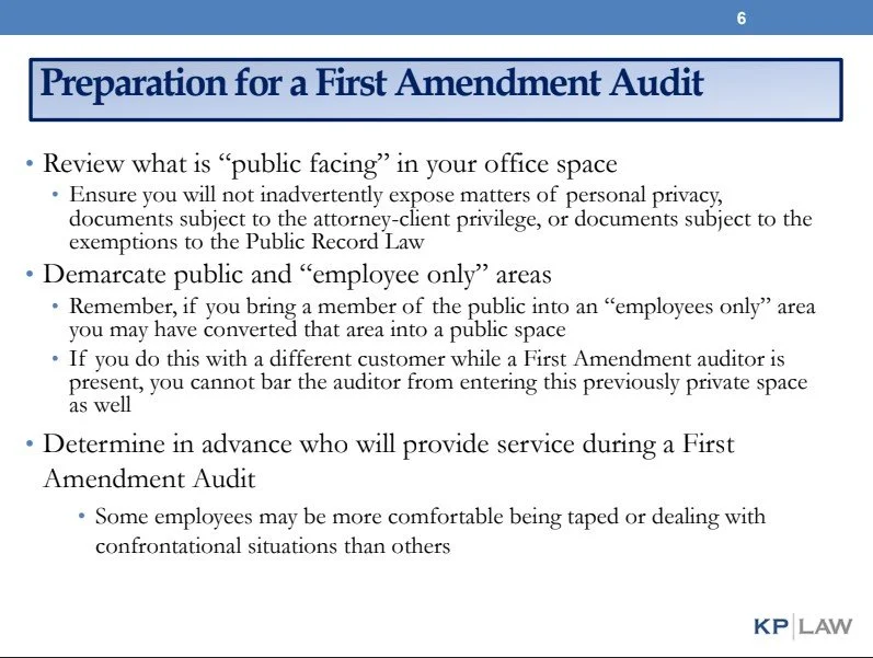 Libraries and First Amendment "Auditors" — Library Land