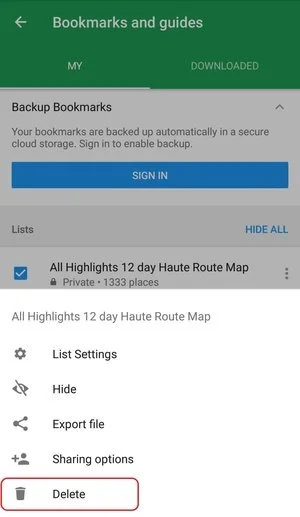 How to use your offline mobile map — The Hiking Club