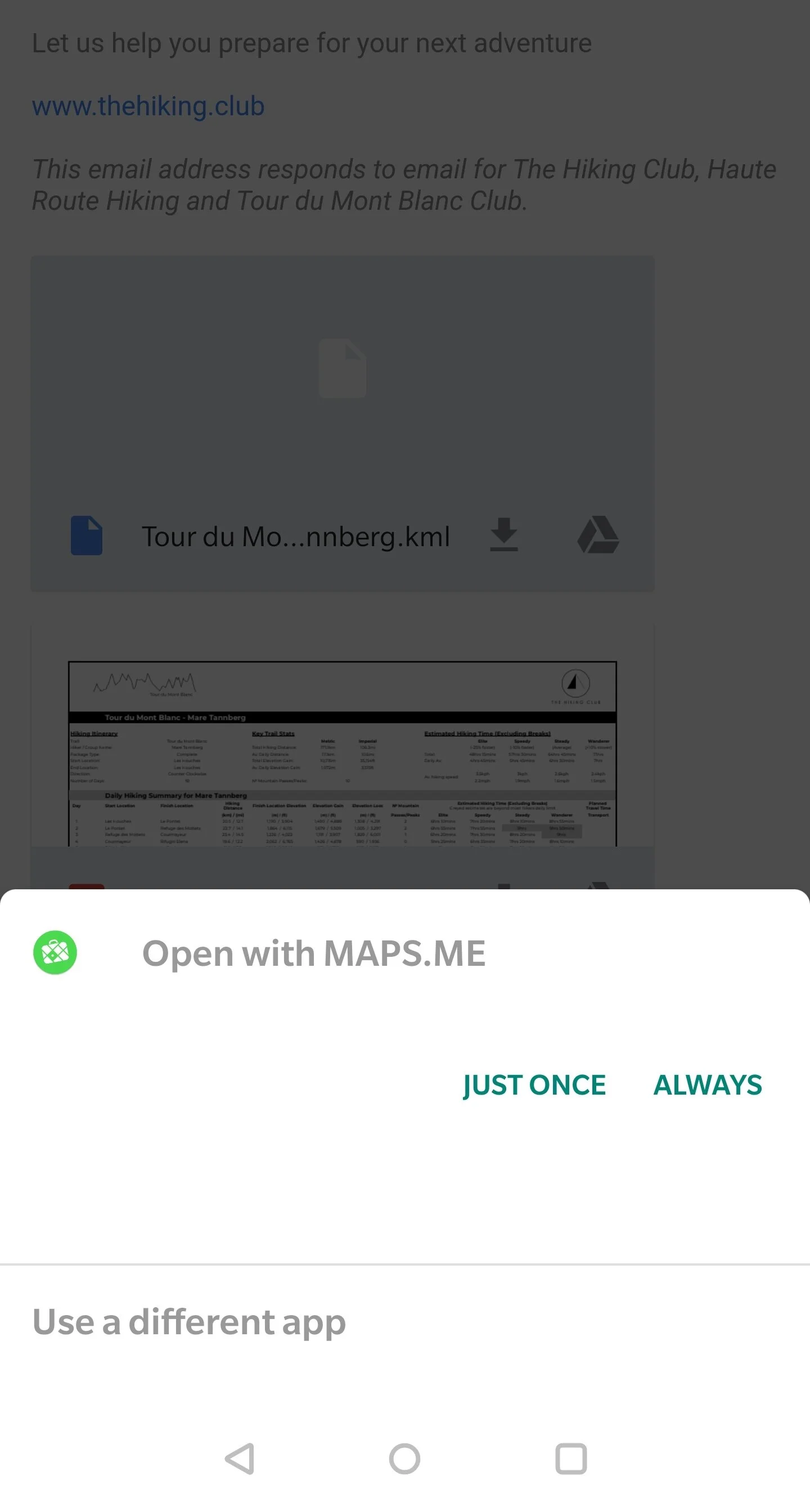 How to use your offline mobile map — The Hiking Club
