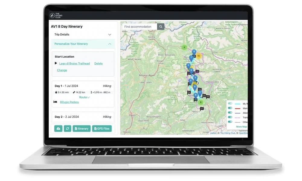 How much does it cost to hike the Alta Via 1 Dolomites? — The Hiking Club