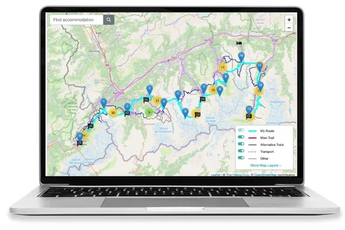 Walker's Haute Route Itineraries — The Hiking Club