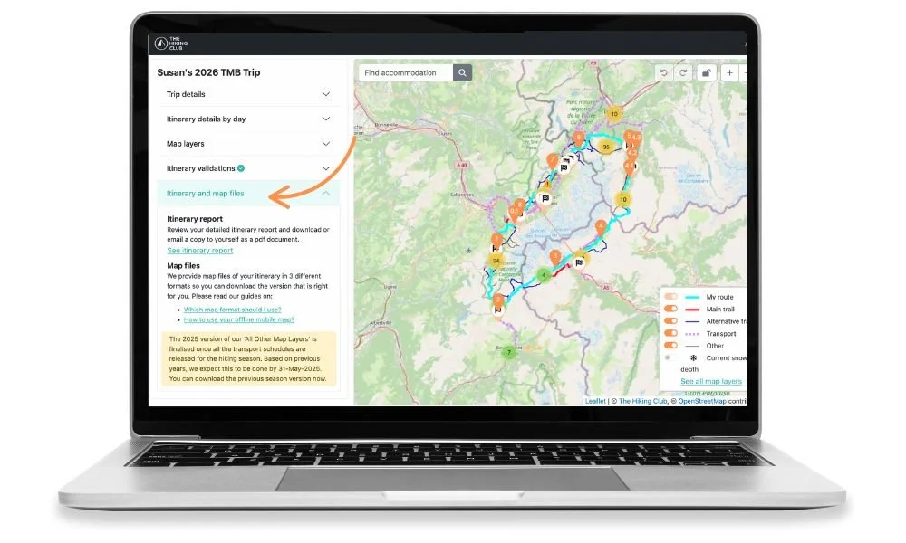 How to use your offline mobile map — The Hiking Club