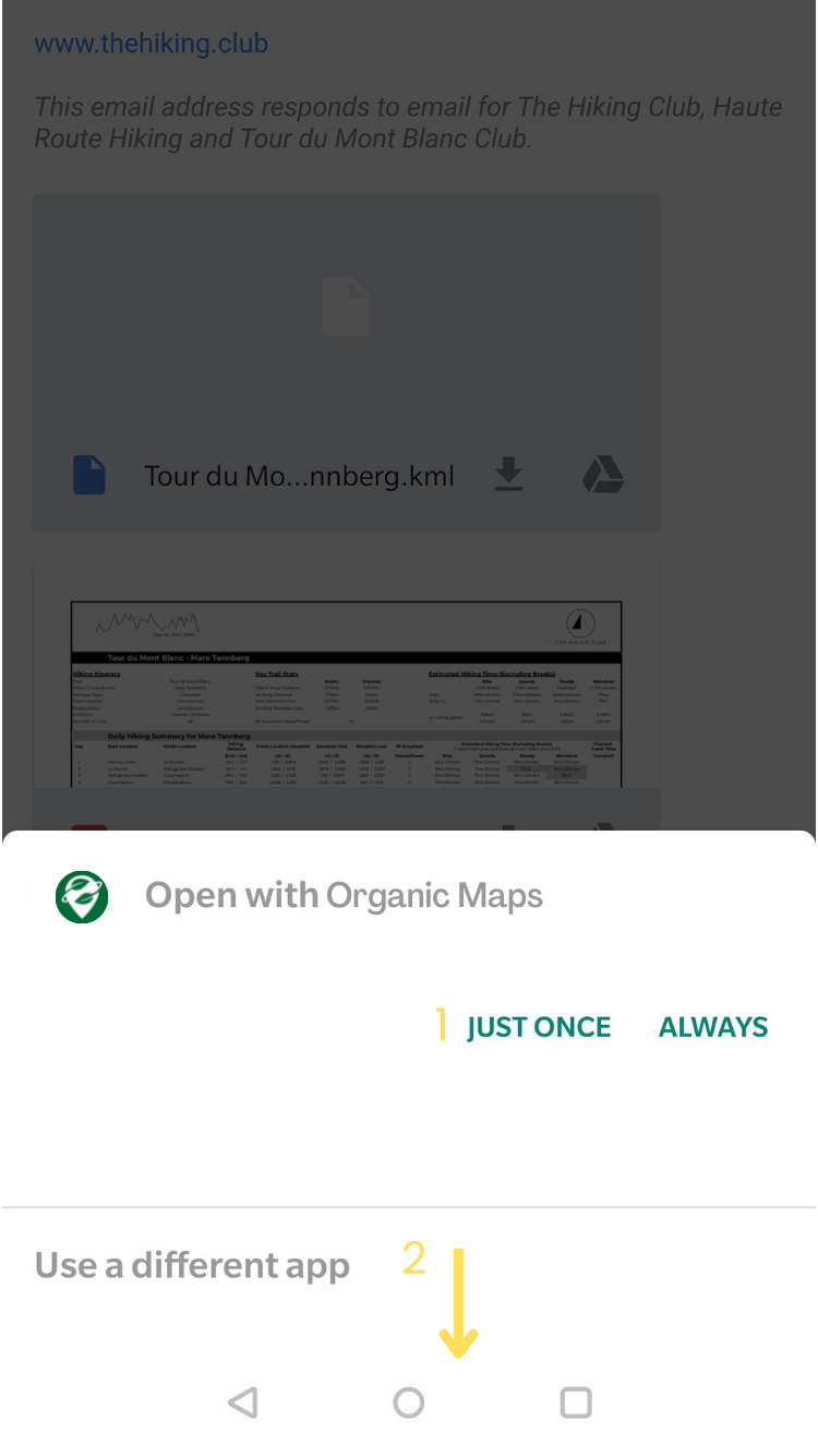 How to use your offline mobile map — The Hiking Club