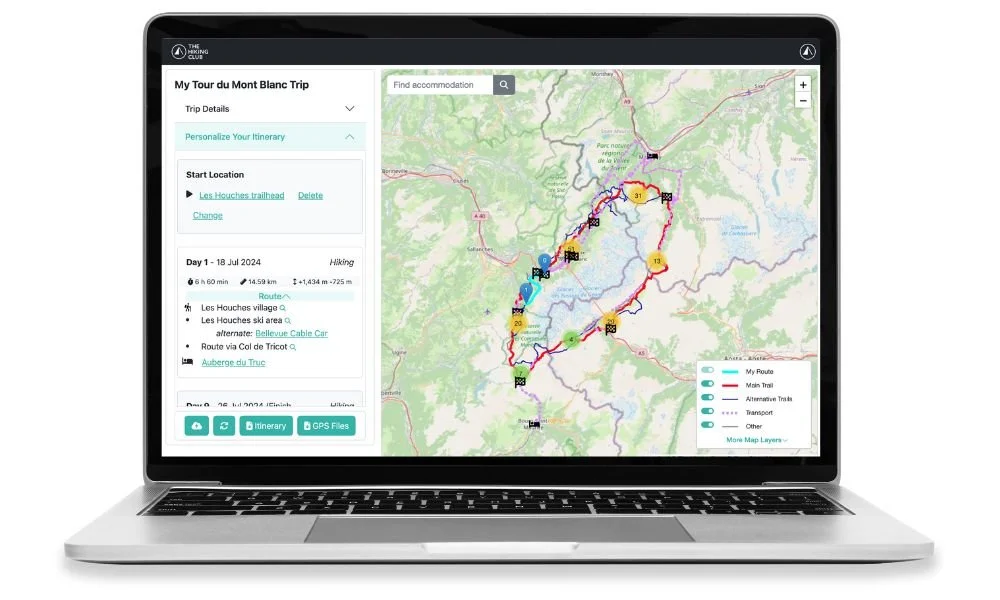 Planning App — The Hiking Club