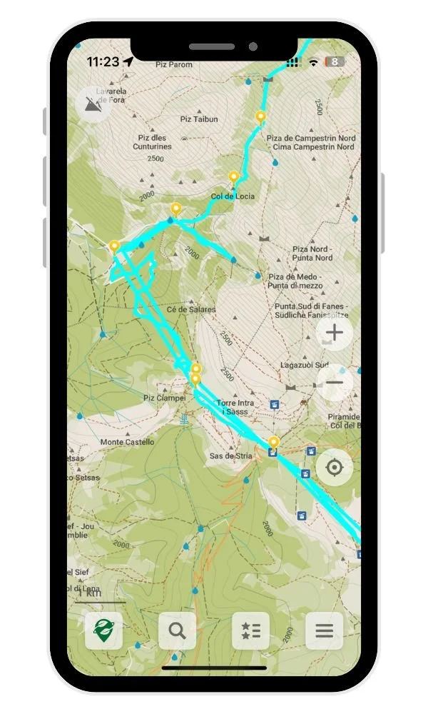 How to use your offline mobile map — The Hiking Club