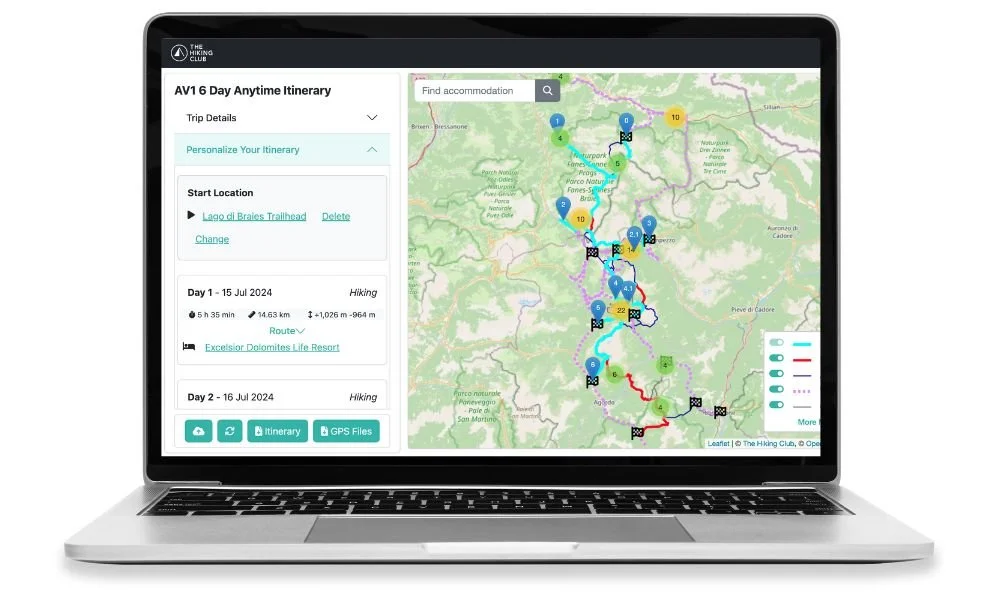 The Alta Via 1 Anytime Itinerary — The Hiking Club