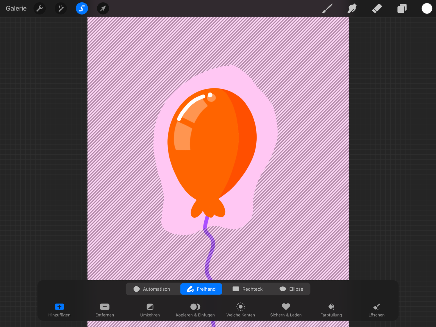 Freistellen, Verschieben, Transformieren – Das Auswahlwerkzeug in Procreate erklärt — Studio Umi ...