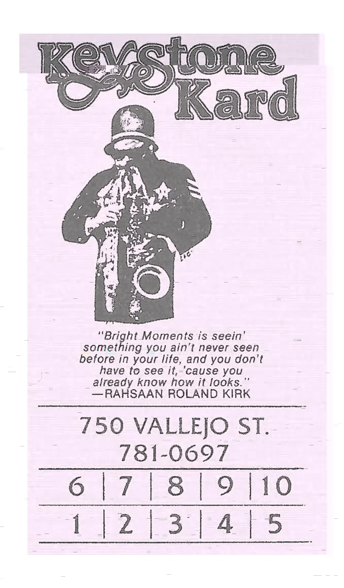 Keystone Kard Membership — Keystone Korner Baltimore