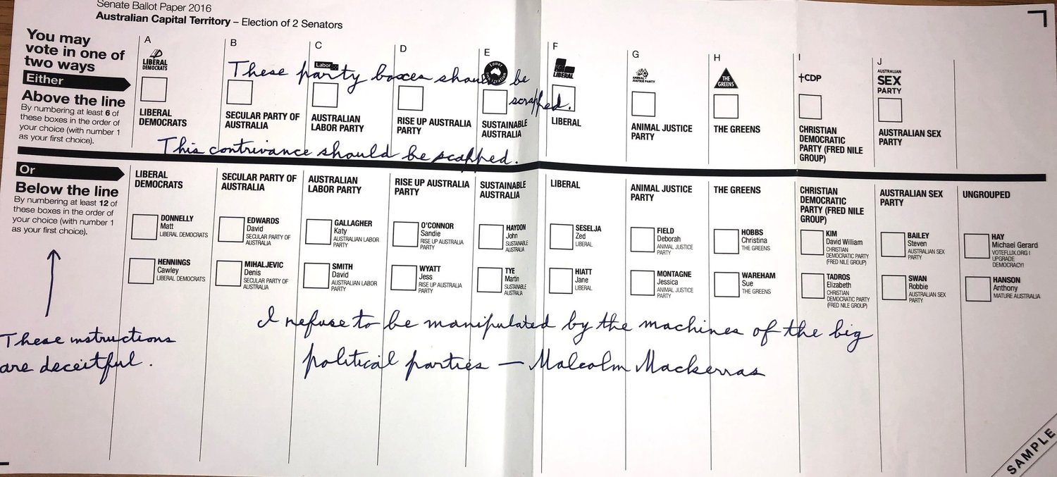 Unrepresentative Swill — Unrepresentative swill