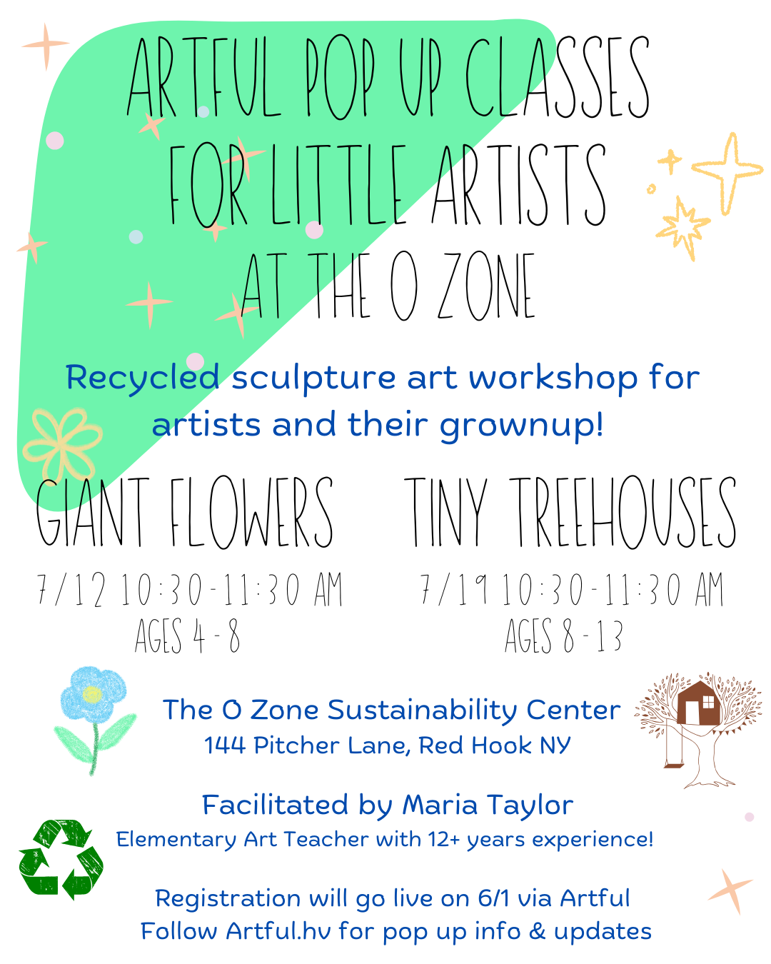 Artful Pop Up Class for Kids: Tiny Tree House Sculptures — The O Zone ...