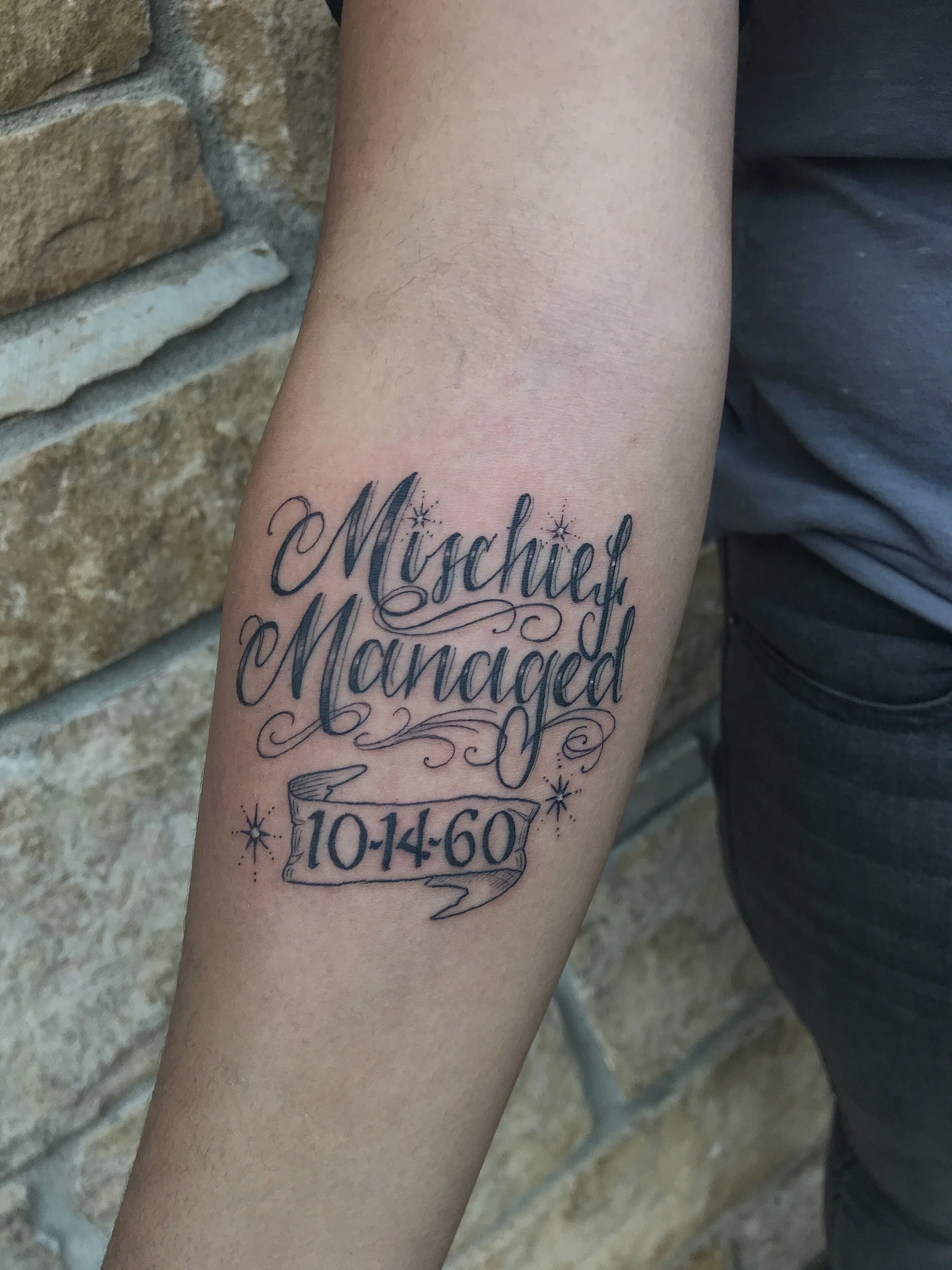 Mischief Managed Tattoo