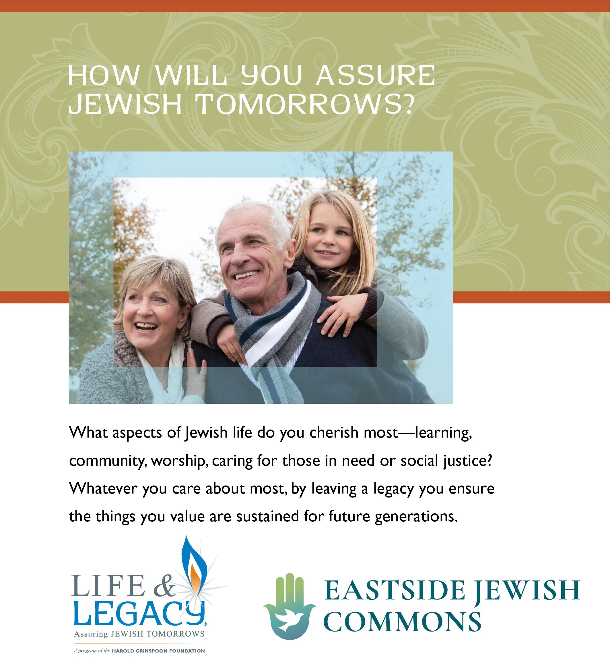Life and Legacy — Eastside Jewish Commons