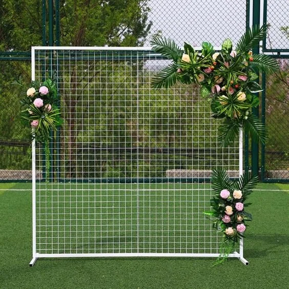 Grid Wedding Backdrop — Castle Event Rentals