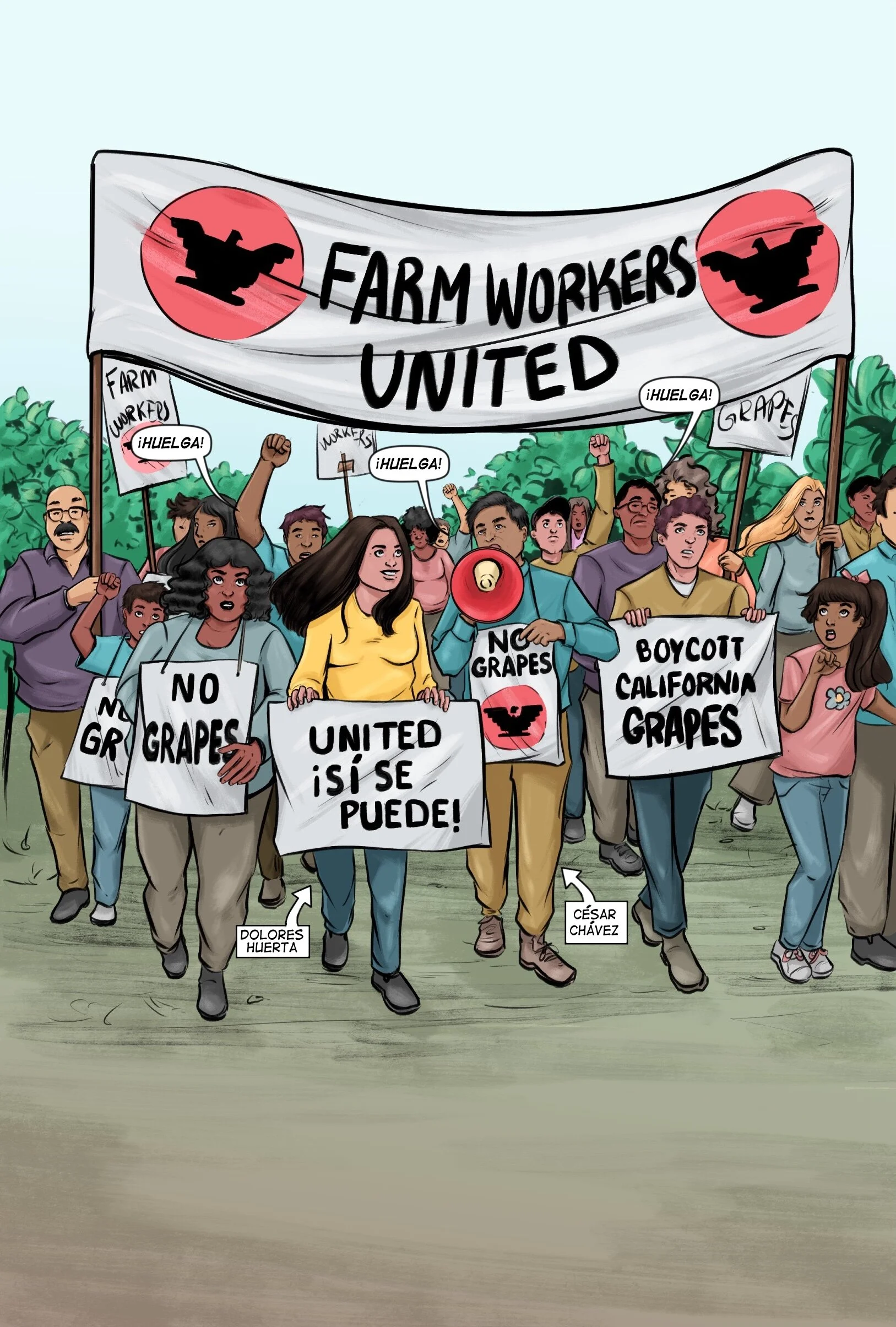 Cesar Chavez Poster Si Se Puede