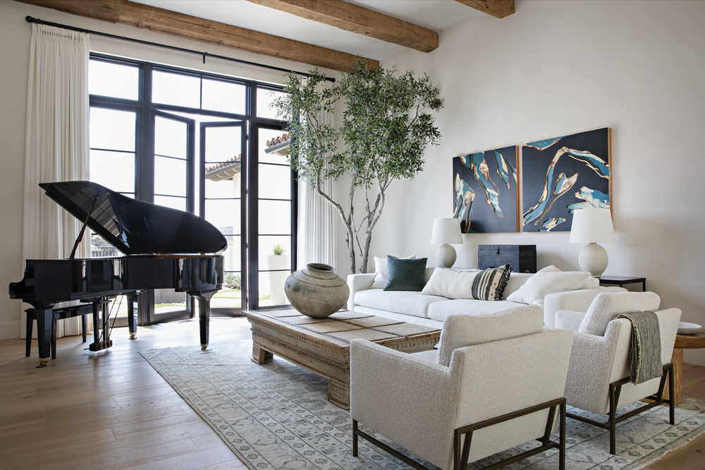 Modern Spanish Mediterranean — Intimate Living Interiors