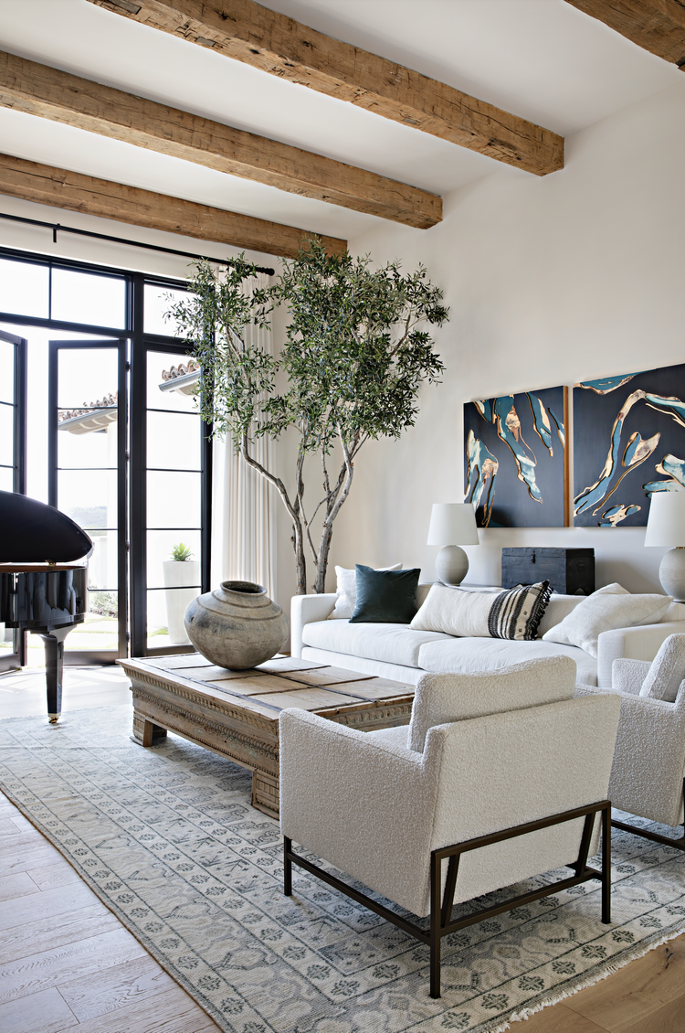 Modern Spanish Mediterranean — Intimate Living Interiors