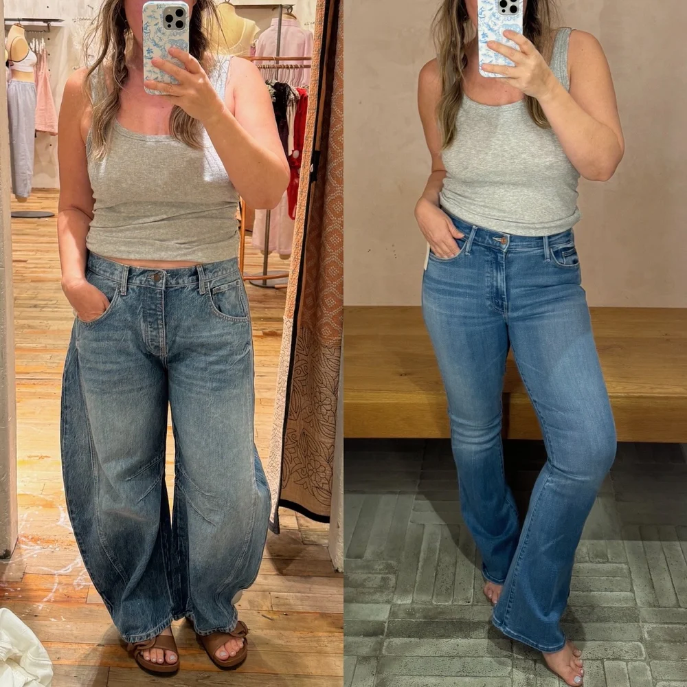 This Trendy New Jean Shape Is HIDEOUS—And The 6 Flattering Jeans To ...