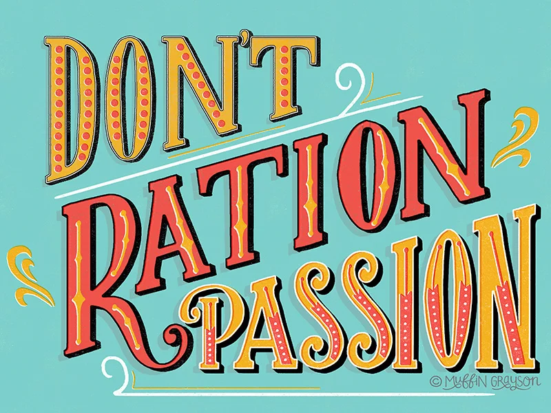 Lettering Stop — Muffin Grayson