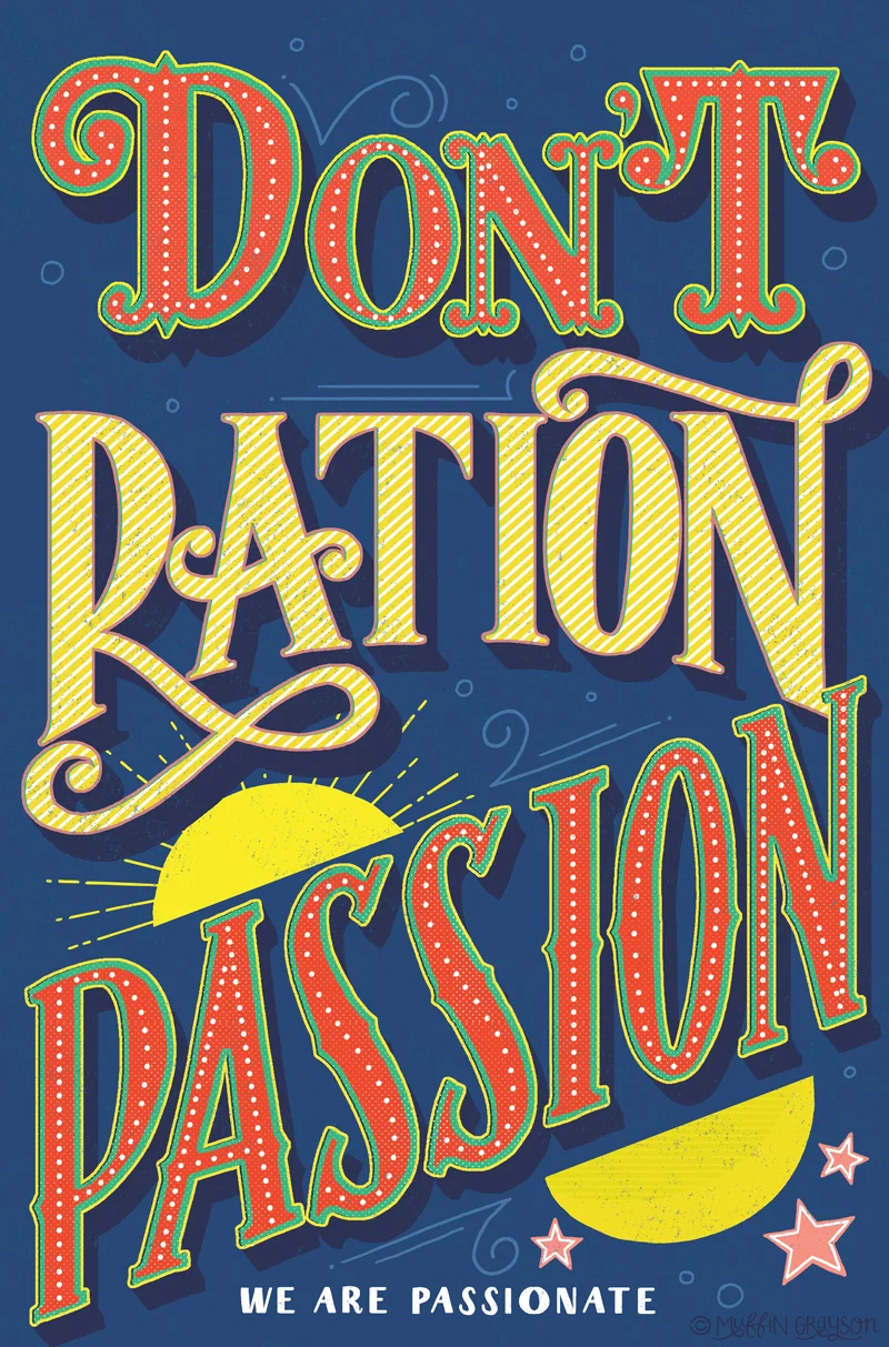 Type Posters — Muffin Grayson