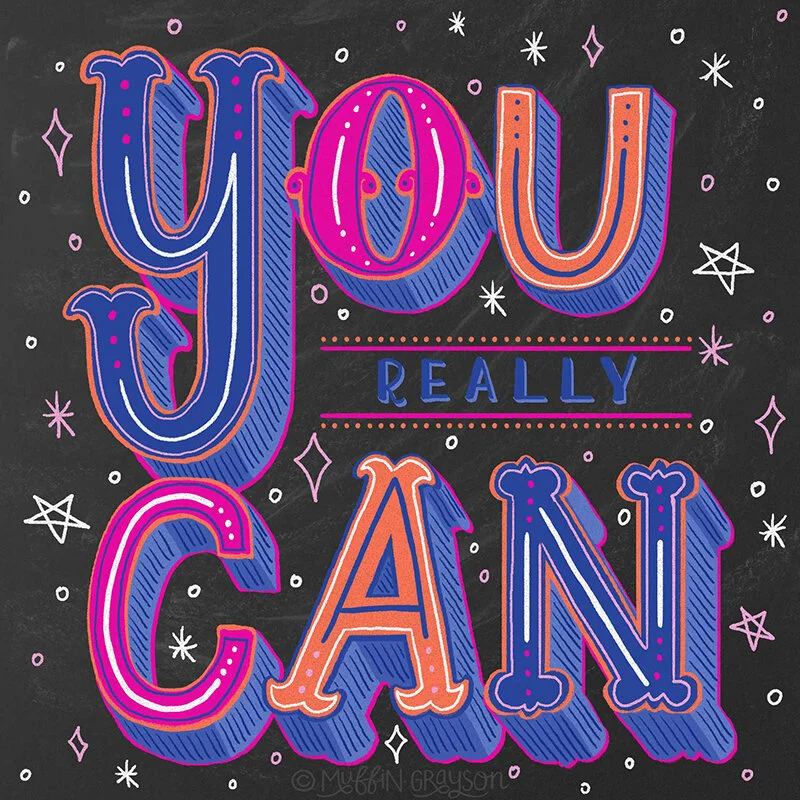 Lettering Stop — Muffin Grayson