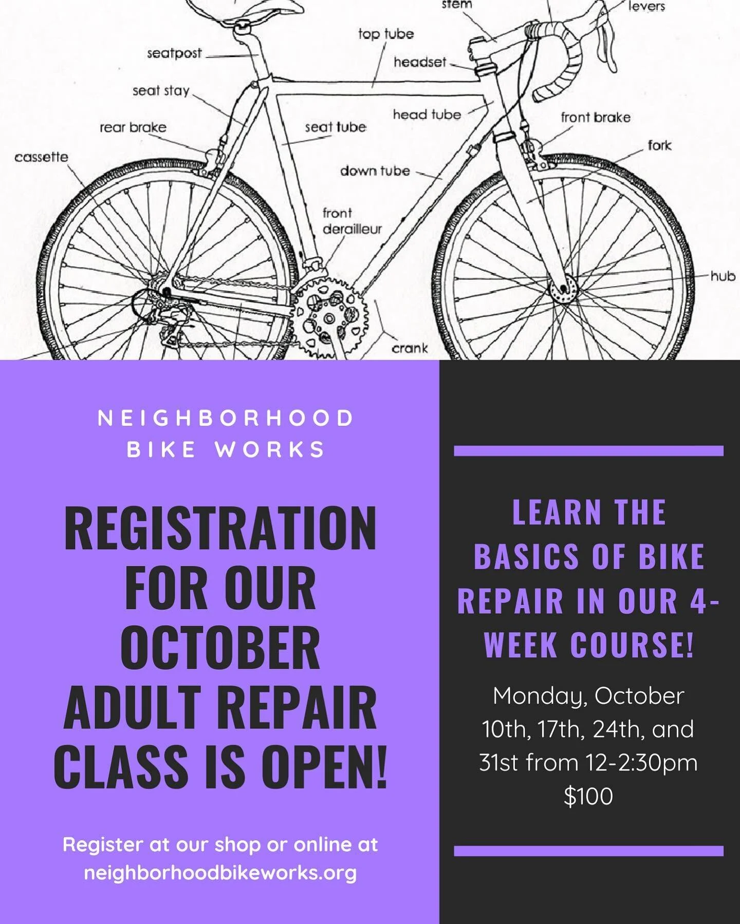 Adult Bike Repair Class — Neighborhood Bike Works