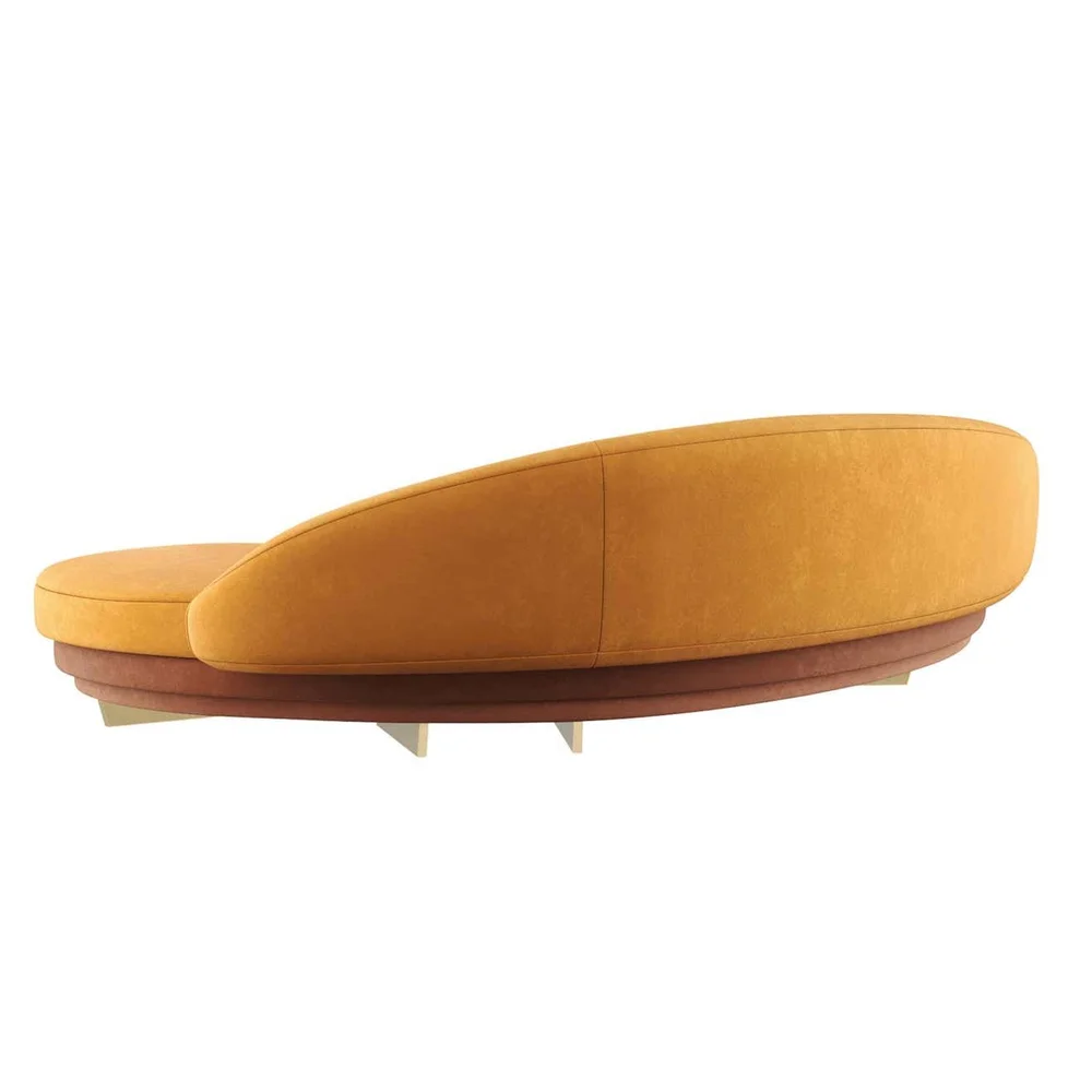 Vladimir Kagan Style Mid Century Biomorphic Kidney Sofa — EcoFirstArt