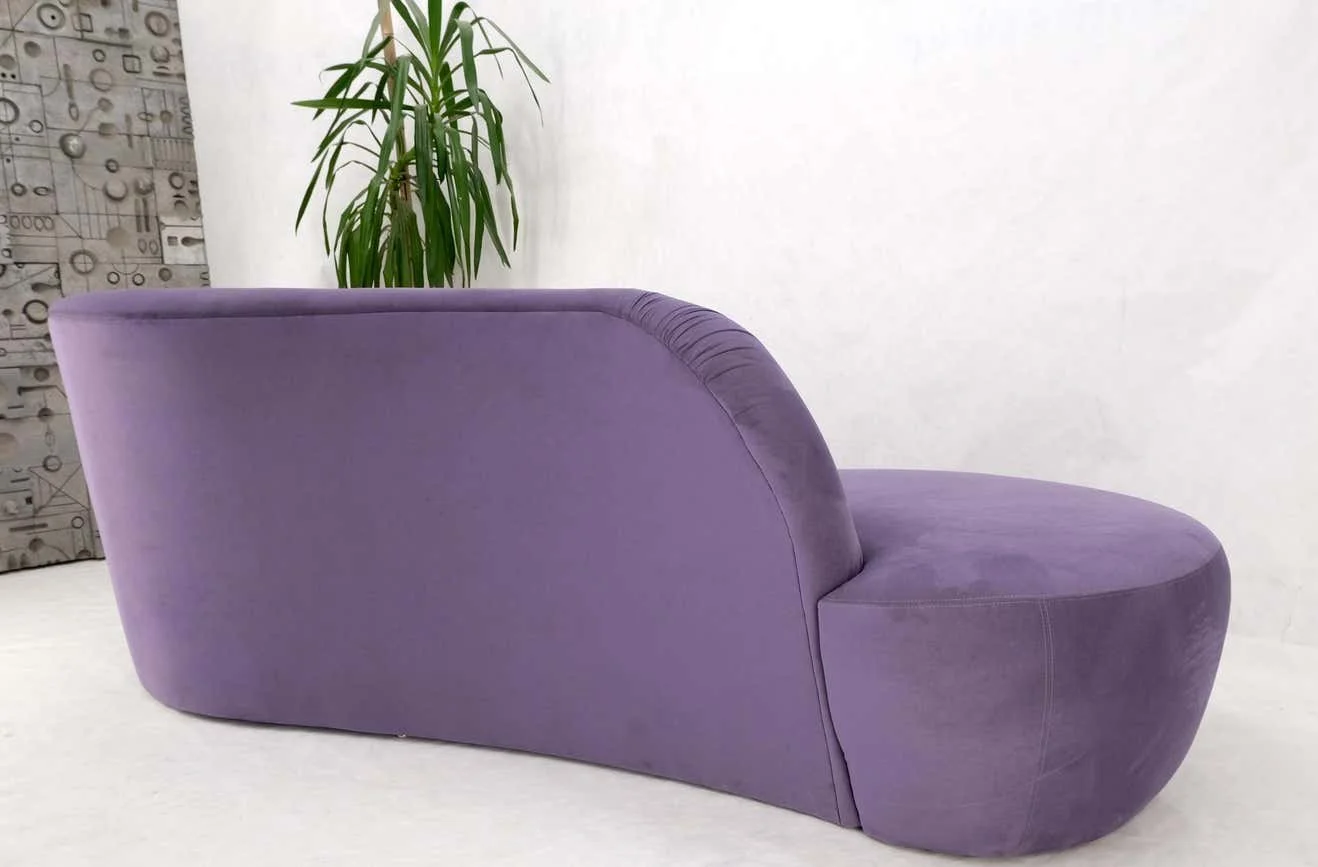 Postmodern Vladimir Kagan Inspired Sculptural Chaise — EcoFirstArt