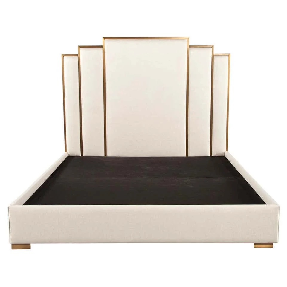 Contemporary Upholstered Bed — EcoFirstArt