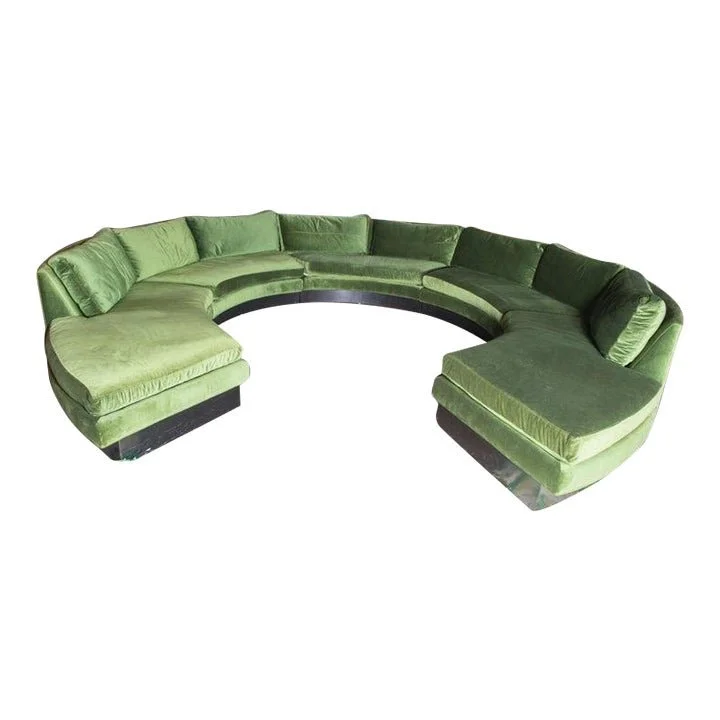 Mid Century Biomorphic Kidney Sofa — EcoFirstArt