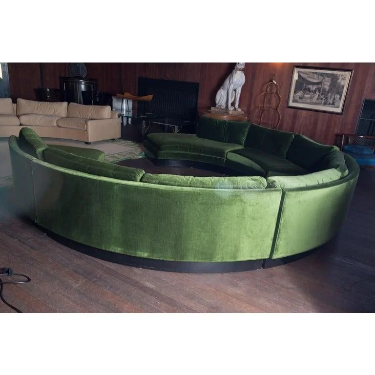 Mid Century Biomorphic Kidney Sofa — EcoFirstArt