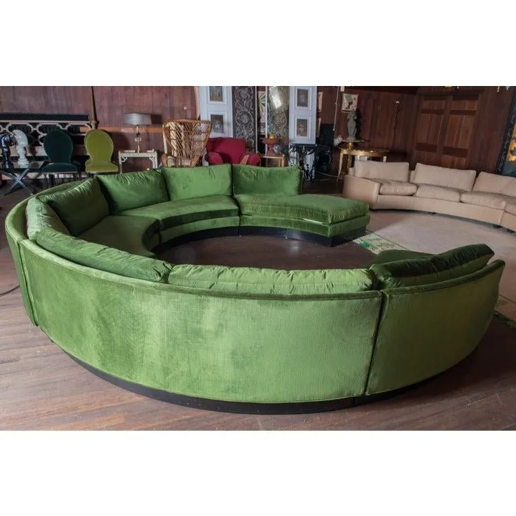Mid Century Biomorphic Kidney Sofa — EcoFirstArt