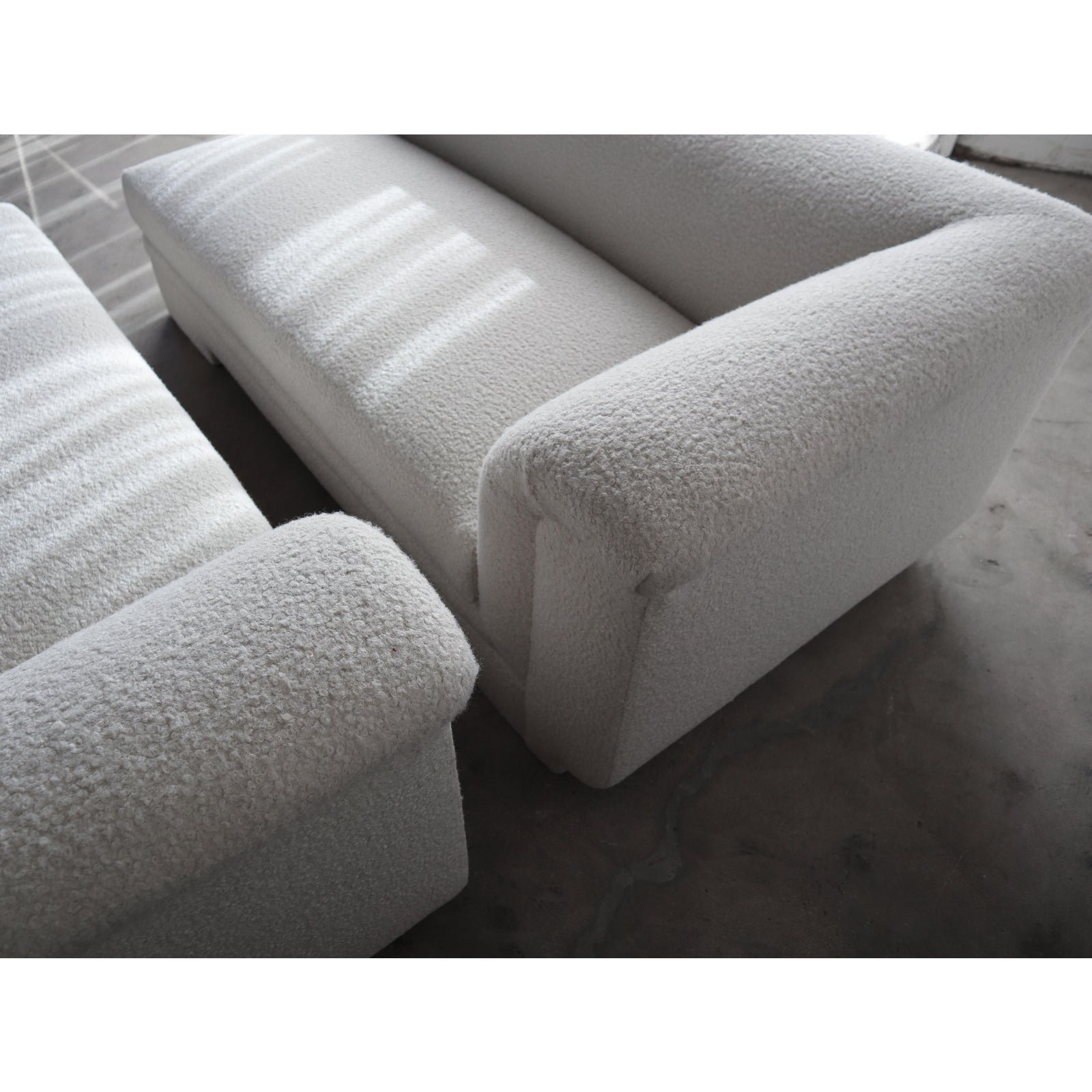 Regency Large Custom Tufted Banquette Sofa in the Manner of Bunny ...