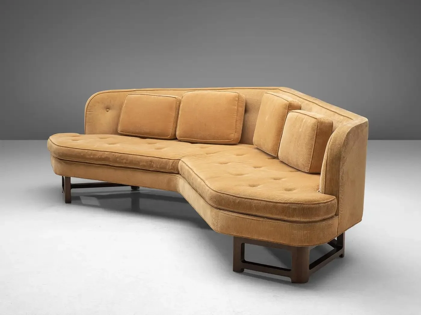 Mid Century Biomorphic Kidney Sofa — EcoFirstArt