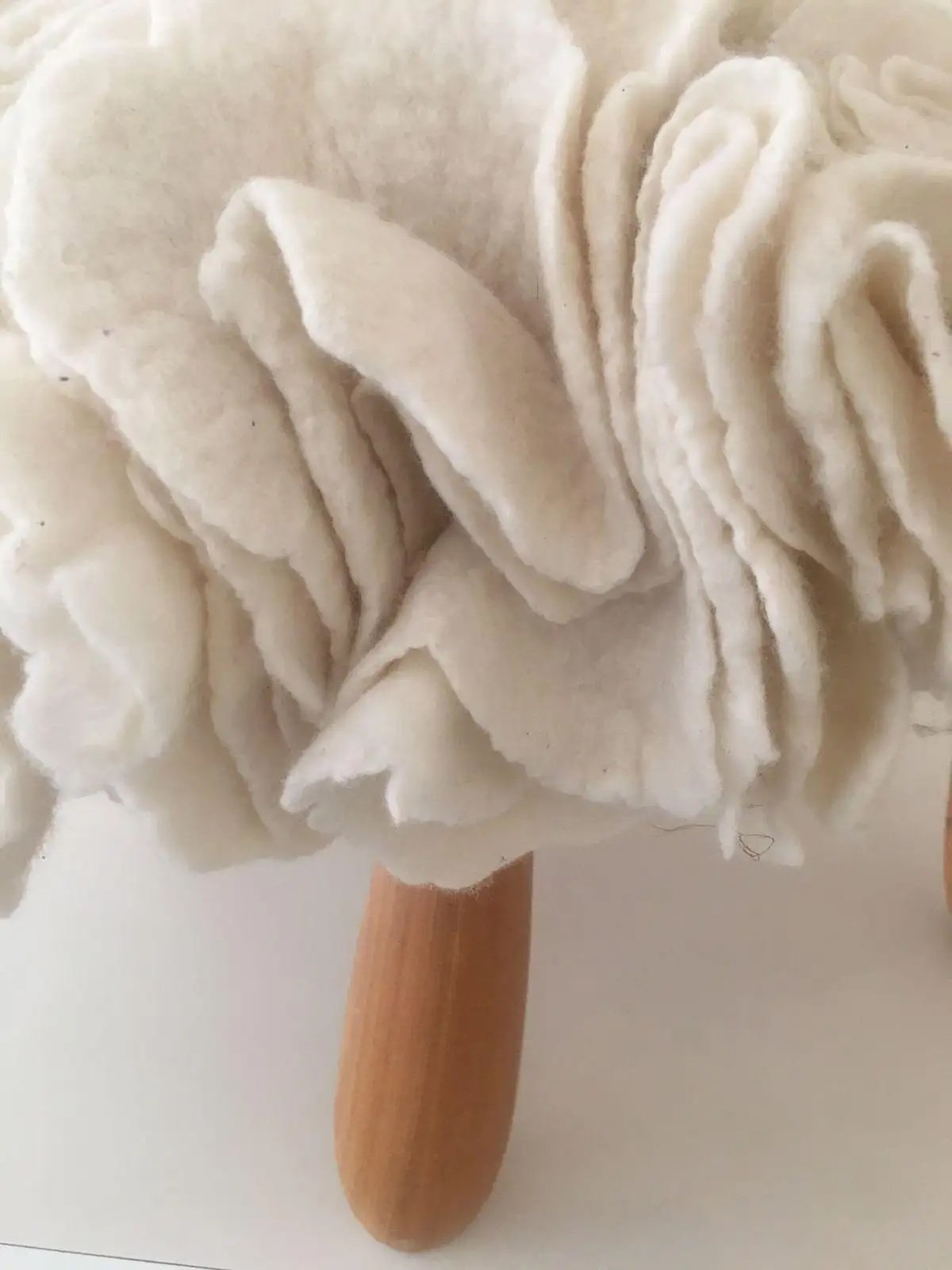 Biomorphic Stool in Laminated Wood — EcoFirstArt