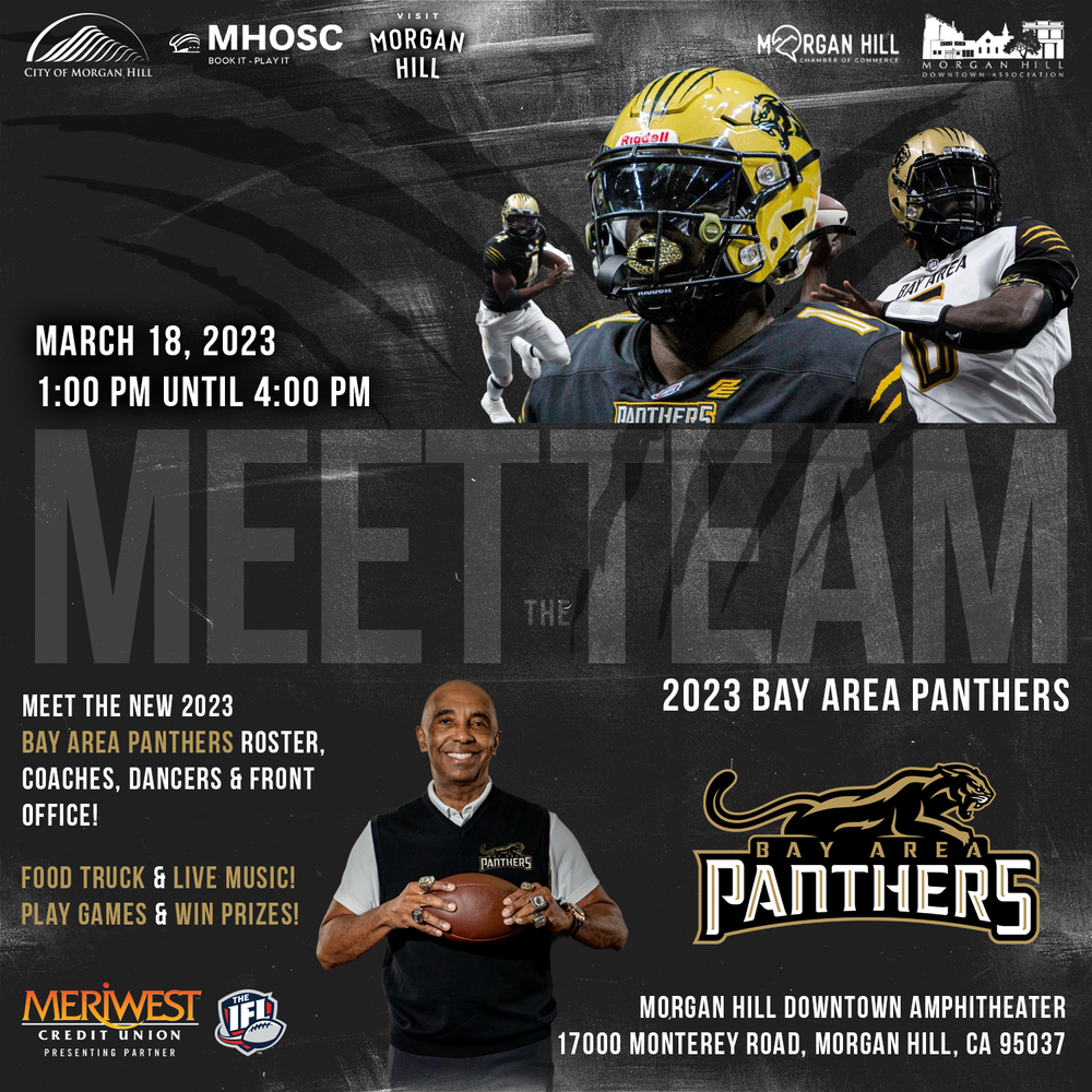 Meet the Bay Area Panthers - Free Community Event — Visit Morgan Hill