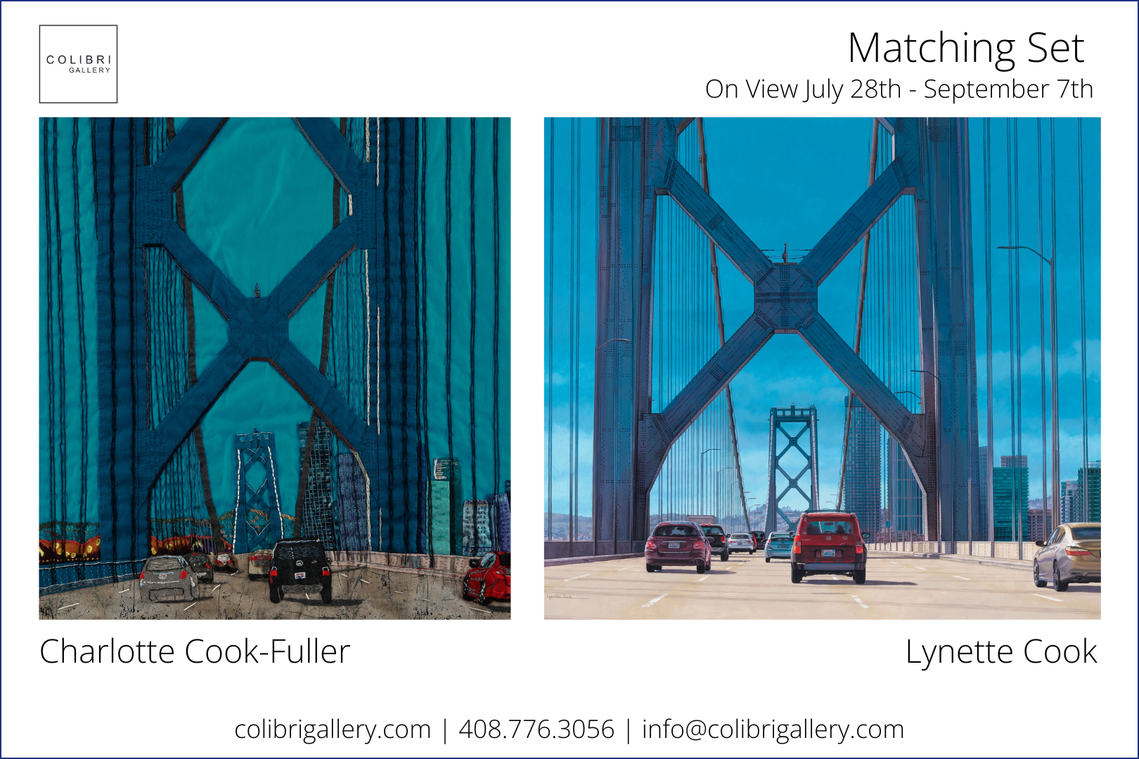 Matching Set: Paintings & Textiles at Colibri Gallery — Visit Morgan Hill