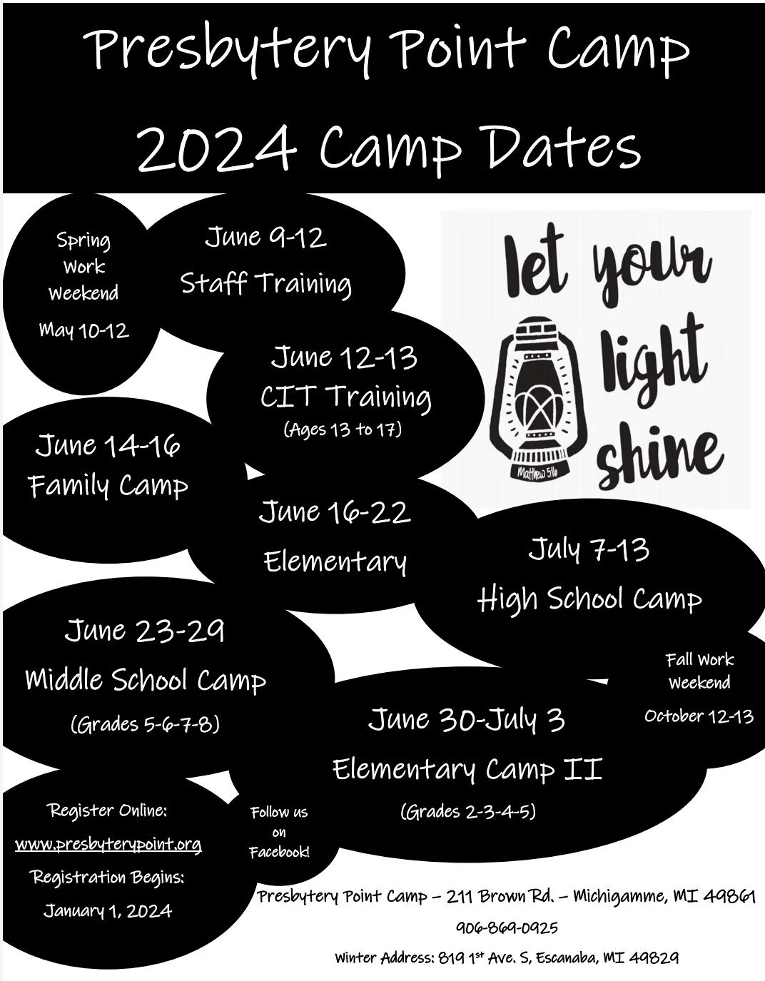 CAMPS — Presbytery Point Camp