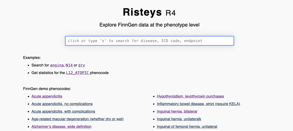 projects — Data Science - Genetic Epidemiology Lab