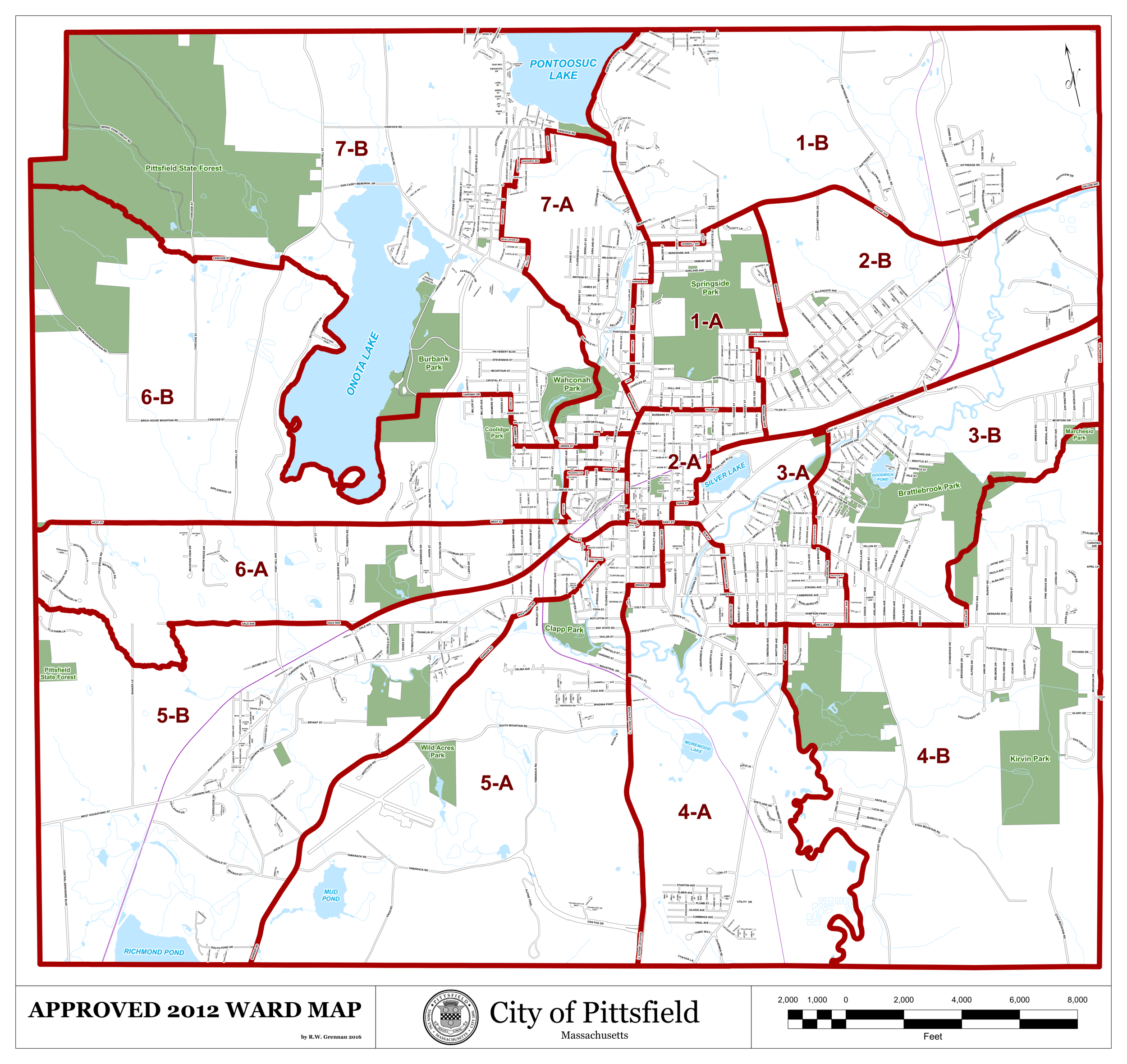 Ward Map | Berkshire Athenaeum