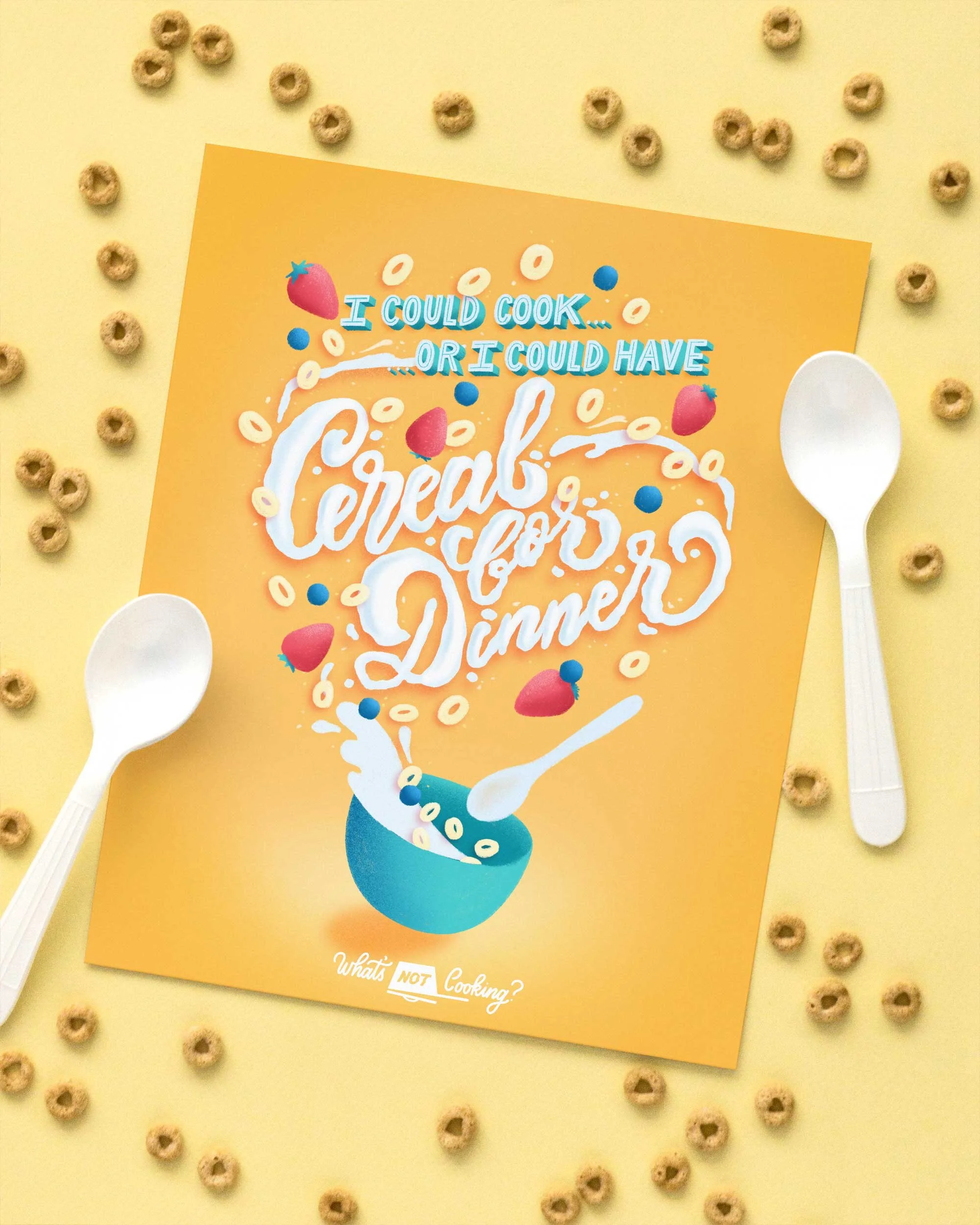 What’s Not Cooking? Food Lettering Series — Belinda | Lettering Artist ...