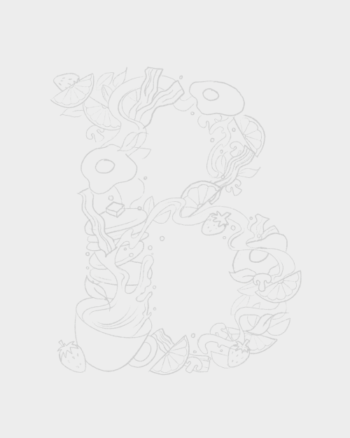 How to Draw an Illustrated Letter in Procreate — Belinda | Lettering ...