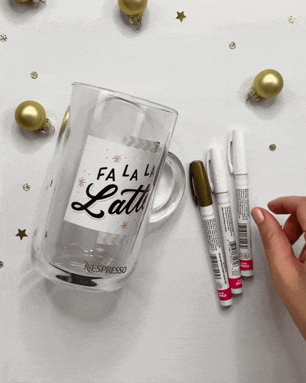 How to Hand Letter on a Glass Mug the Easy Way — Belinda | Lettering ...