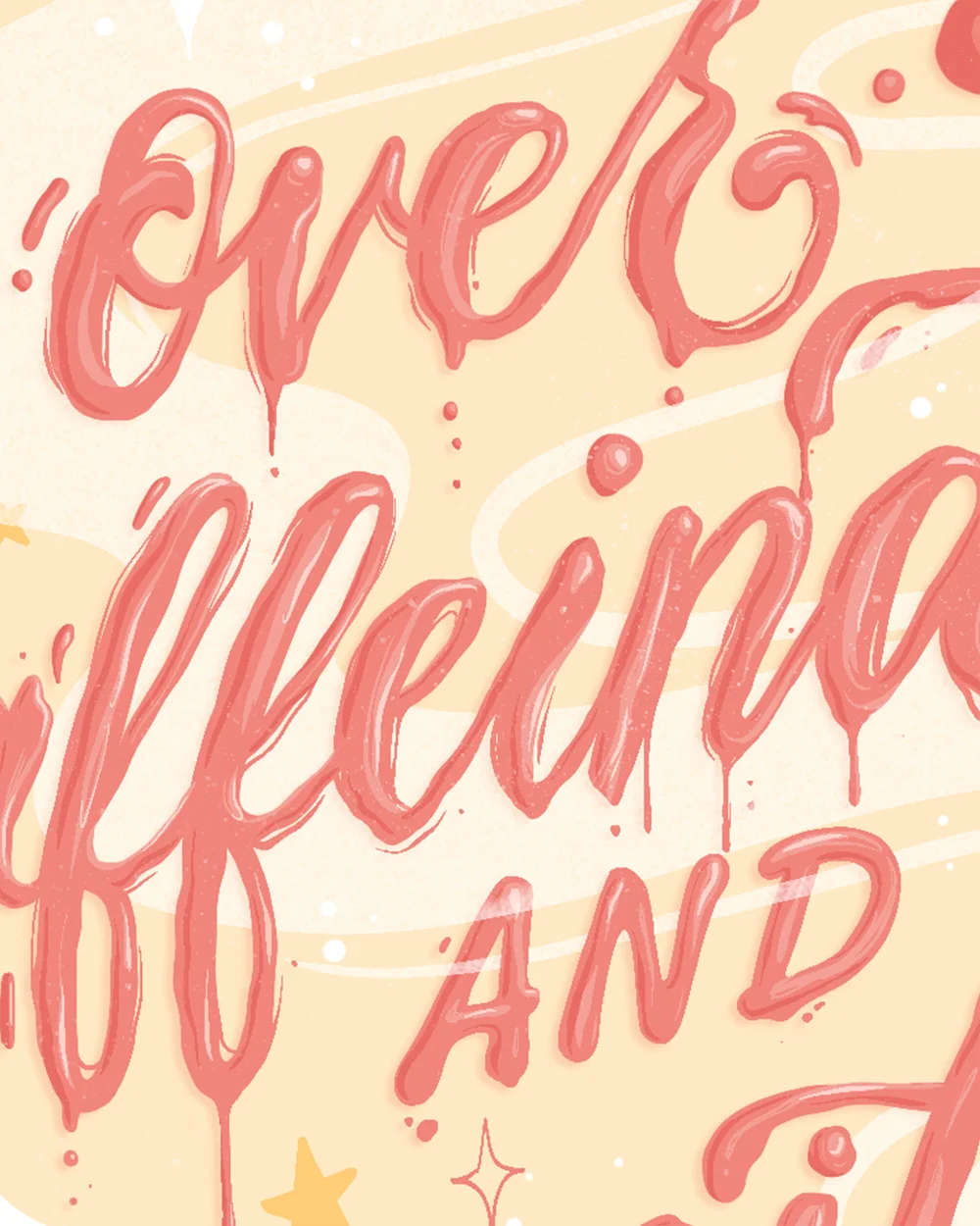 Over Caffeinated Coffee Lettering — Belinda | Lettering Artist and ...