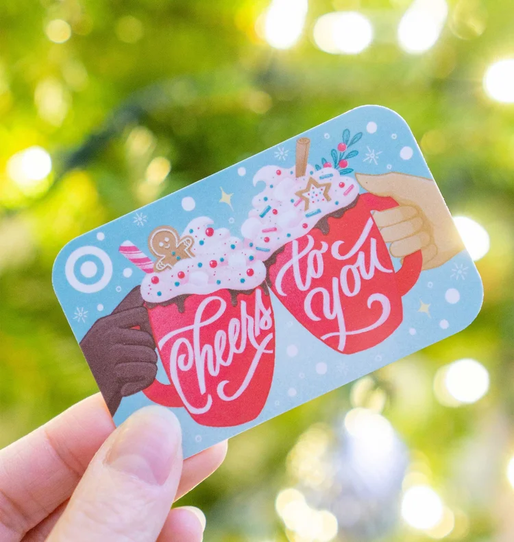 Target Holiday Gift Card: Cheers to You — Belinda | Lettering Artist ...