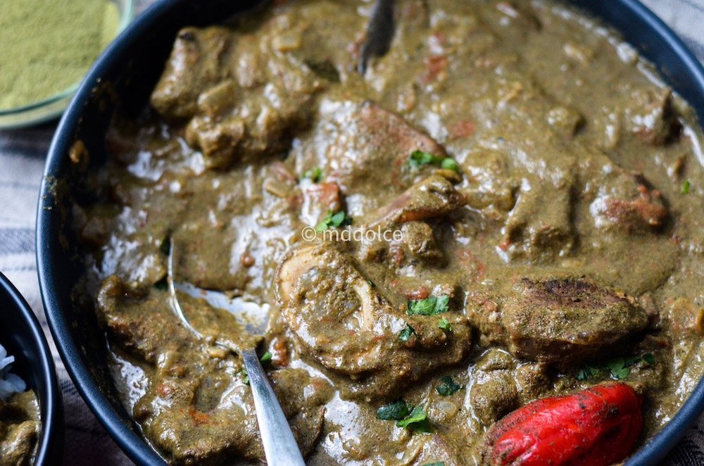 Baobab Leaves (ground) Sauce/ Miyan Kuka/Luru Soup/ Sauce Lalo ...