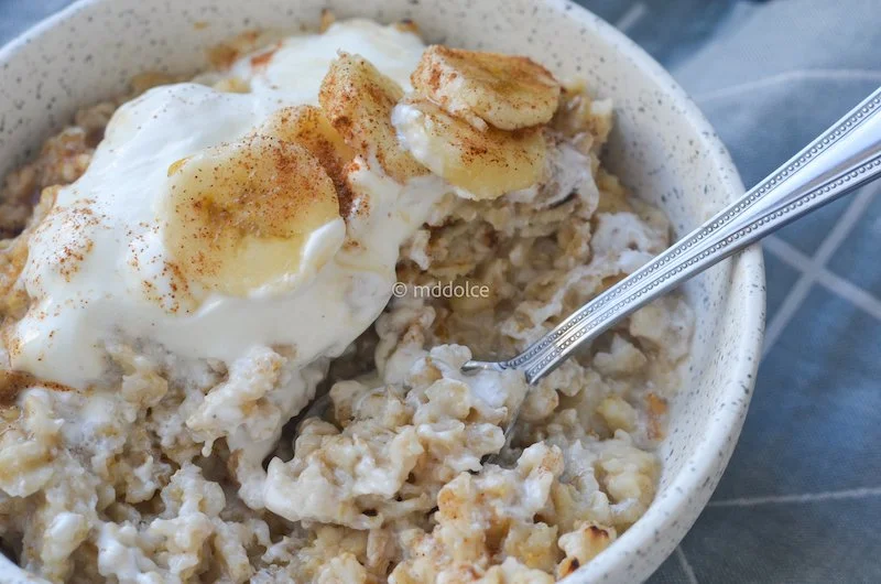 Easy Oatmeal (with rolled oats) — MDDOLCE by Néné