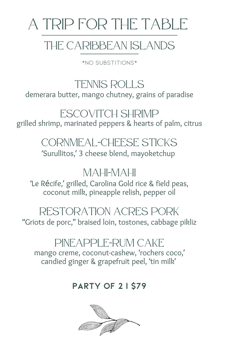 Sample Food Menus — BLOOM | RESTAURANT & WINE BAR