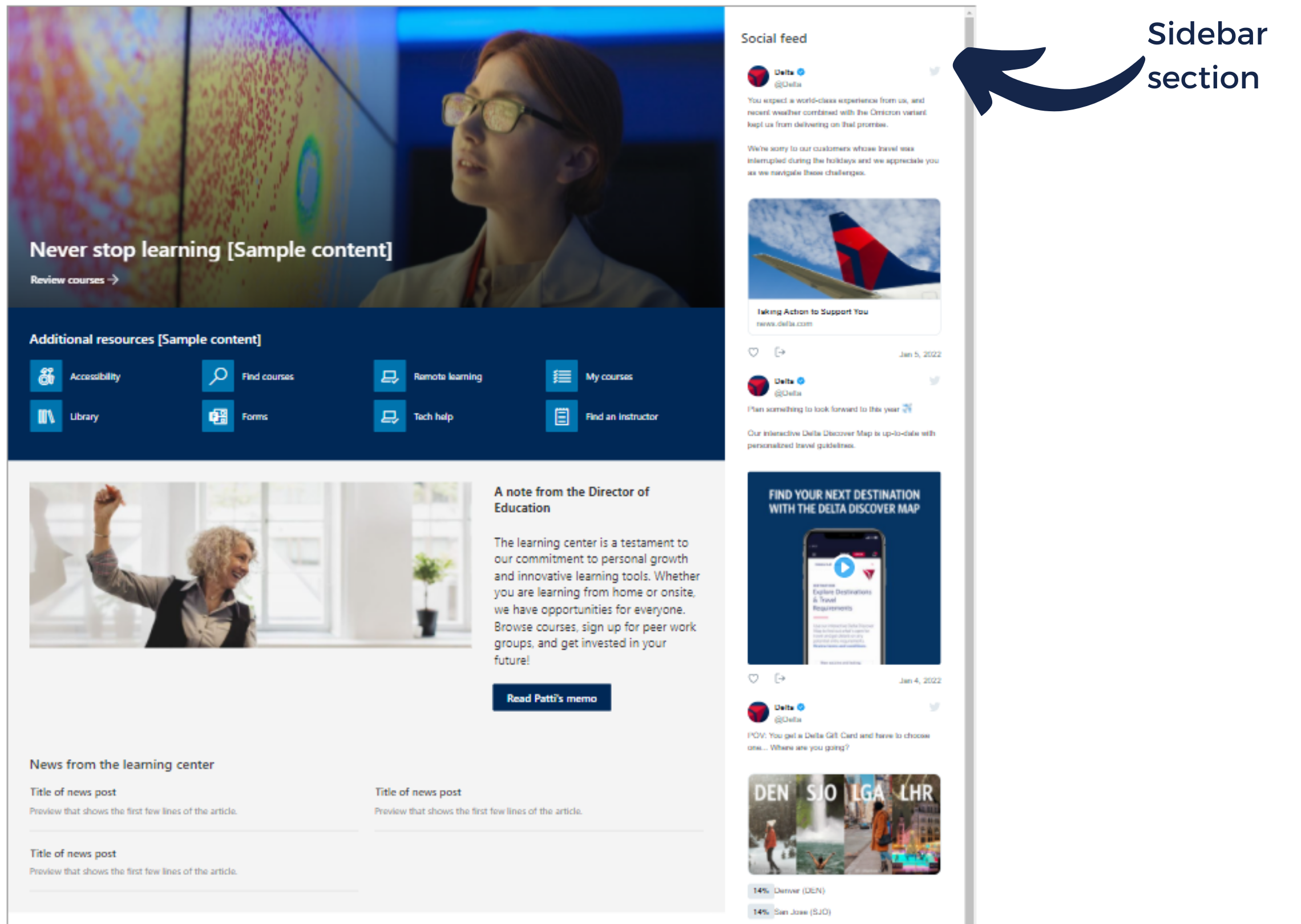 5 SharePoint Communication Site Examples and Templates — Origami