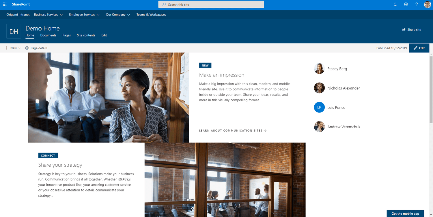 SharePoint vs Confluence as an Enterprise Intranet — Origami